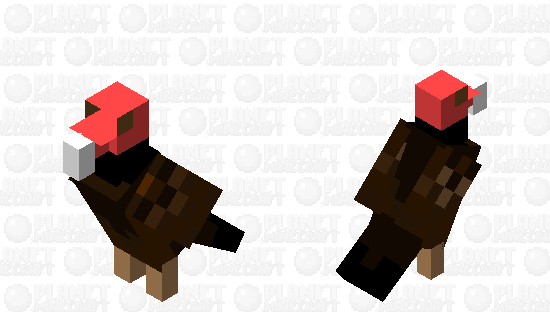 Turkey Vulture Minecraft Mob Skin