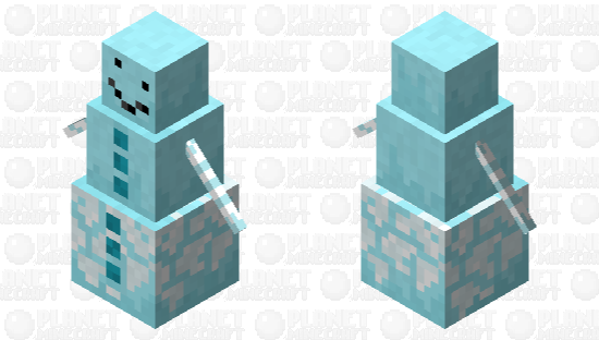 Snowier Snow Golem (Winter Mobs) Minecraft Mob Skin