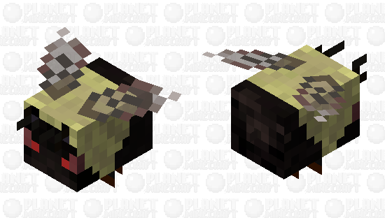 Bumble Bee [Angry] Minecraft Mob Skin