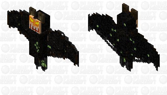 Flying thicctor Minecraft Mob Skin