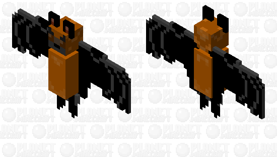 Golden-Crowned Flying-Fox Minecraft Mob Skin