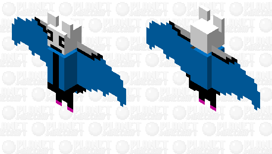 Sans the Skeleton: Bat Version. Minecraft Mob Skin