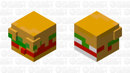 Cheese Burger Minecraft Mob Skin