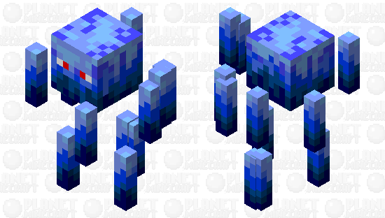 it a blue blaze Minecraft Mob Skin