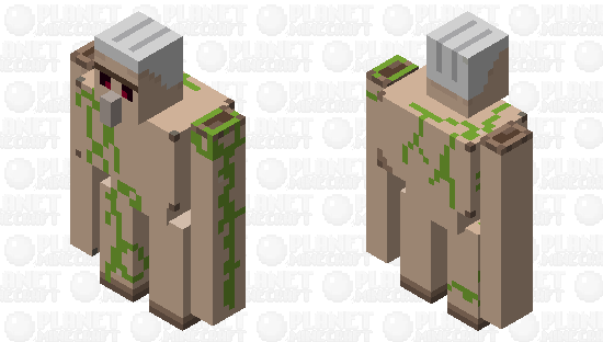Iron Golem remastered Minecraft Mob Skin