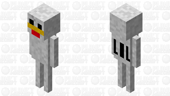 Chicken Skeleton Minecraft Mob Skin