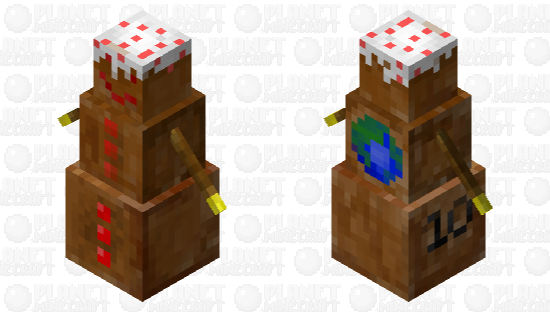Cake man Minecraft Mob Skin