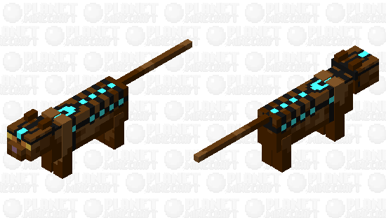 Diamond armored cat Minecraft Mob Skin