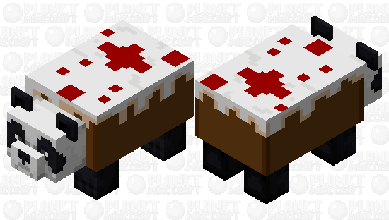 you feed too much cake to that poor panda Minecraft Mob Skin