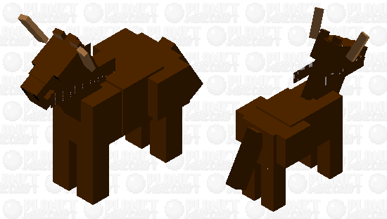 Moose Minecraft Mob Skin