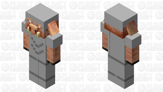 Piglin Iron Armor Minecraft Mob Skin