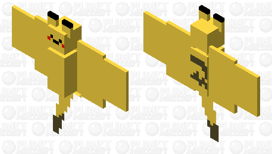 Pikachu Minecraft Mob Skin