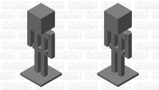 Gray Armor Stand Minecraft Mob Skin