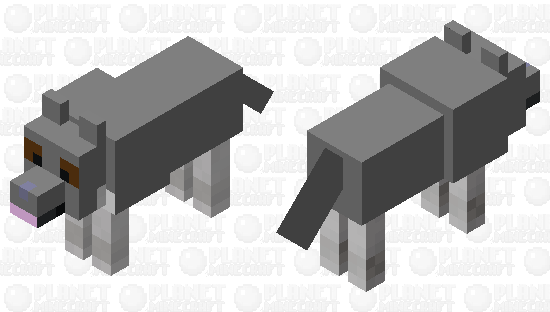 Pit Bull Minecraft Mob Skin