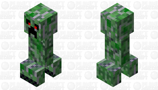 Evil Creeper Minecraft Mob Skin