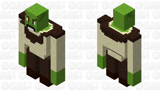 Shrek | Mythical Creatures Skin Contest Minecraft Mob Skin