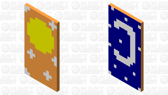 sun & moon shield Minecraft Mob Skin