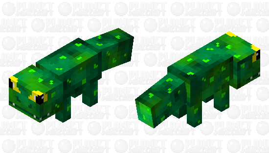 Prehistoric gecko Minecraft Mob Skin