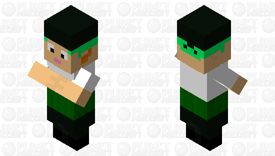 One Piece - Roronoa Zoro Minecraft Mob Skin