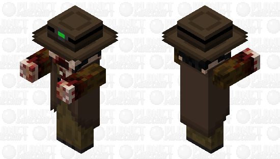 Pirate zombie nitwit Minecraft Mob Skin