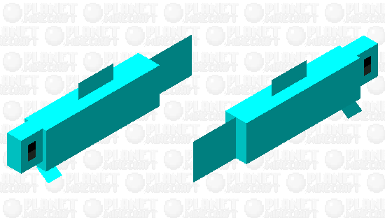 diamond fish Minecraft Mob Skin