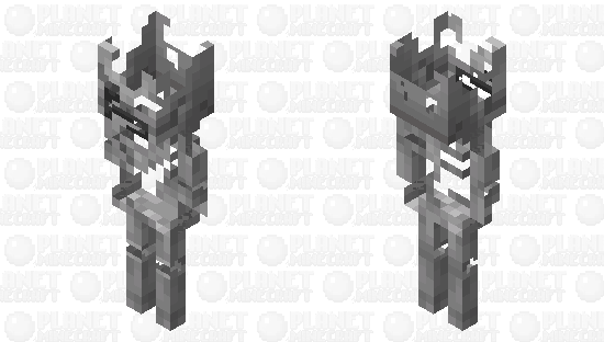 Scarier Broken Boned Skeleton Minecraft Mob Skin