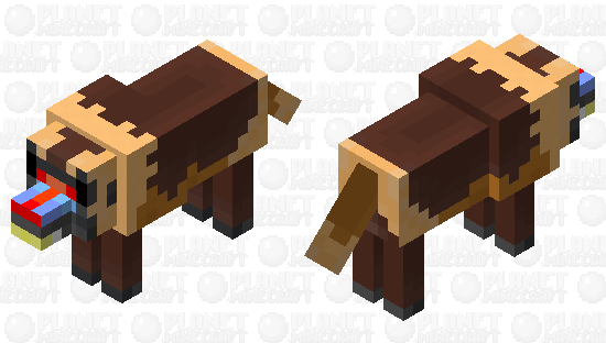 Gelada Mandrill (Angry) Minecraft Mob Skin