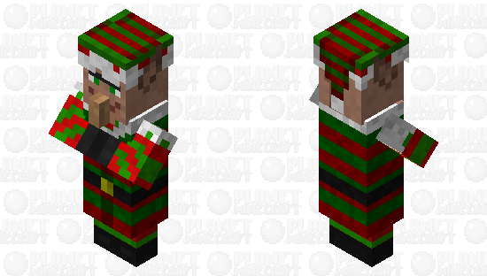 Christmas elf Minecraft Mob Skin
