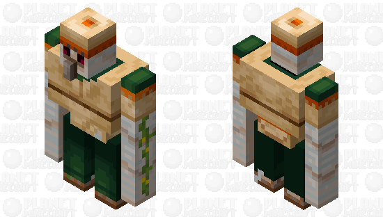 Desert Iron Golem Minecraft Mob Skin