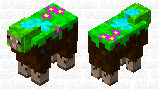 earth spirit sheep Minecraft Mob Skin