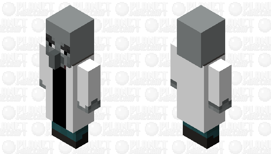 The cross-eyed docter. Minecraft Mob Skin