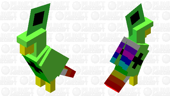 Rainbow pairet Minecraft Mob Skin