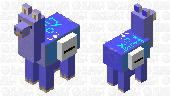LPS(llama parcel service) drop box Minecraft Mob Skin