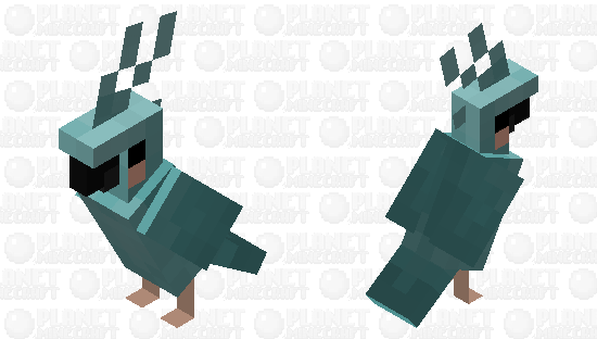 Blue Bird (Parrot Remake) Minecraft Mob Skin