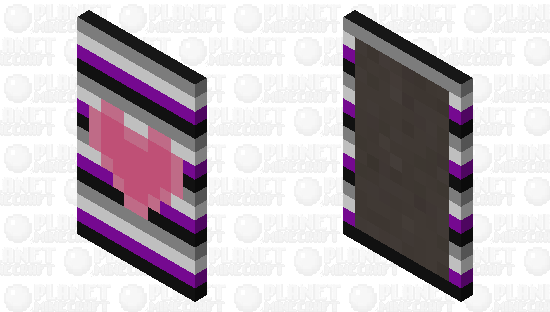 Pride Capes! #6 ~ Ace Pride Minecraft Mob Skin