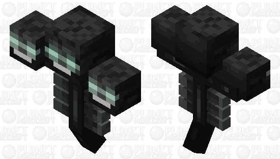 Wither (Glowing Eyes) Minecraft Mob Skin