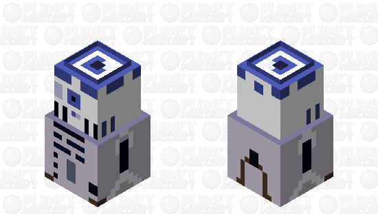 R2-D2 Minecraft Mob Skin