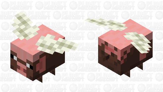 Nectar Flying Pig,Nectar PEEG,Nectar Bee Pig Minecraft Mob Skin