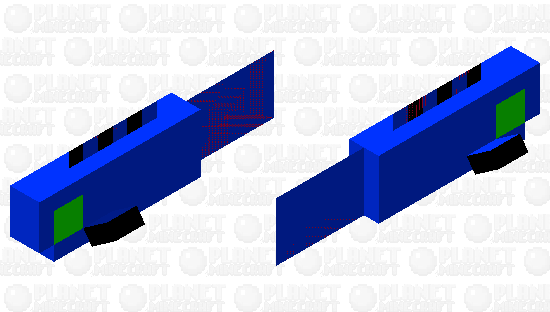 rainbow cod fish Minecraft Mob Skin