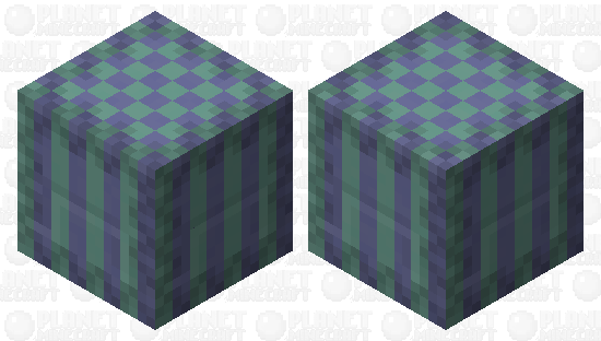 fire shulker with a blue & green shell Minecraft Mob Skin