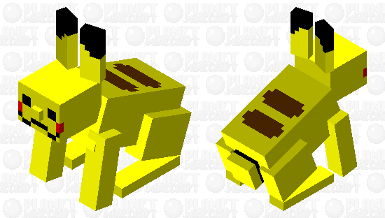 pikachu Minecraft Mob Skin
