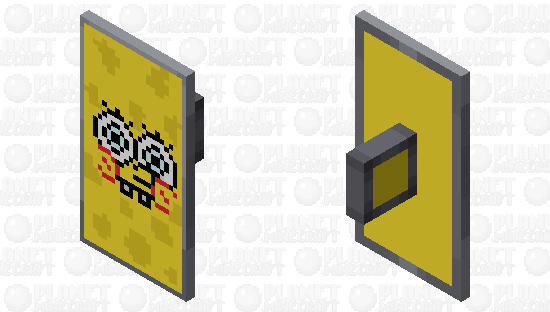 Spongebob squarepants as a shield :D Minecraft Mob Skin