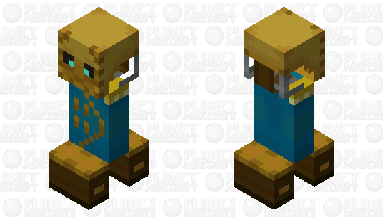 Steampunk Creeper Minecraft Mob Skin