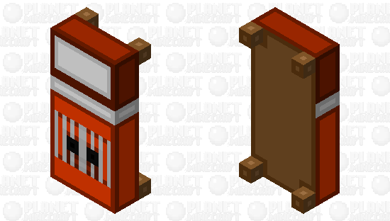 classic orange bed Minecraft Mob Skin