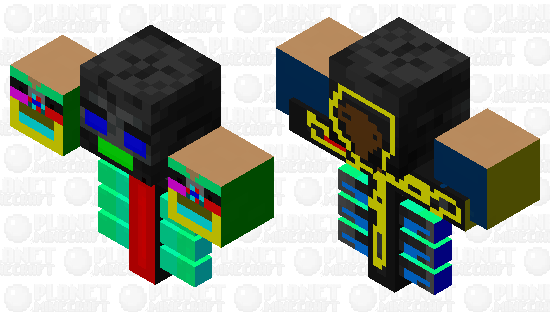 Magic WitherBoss Minecraft Mob Skin