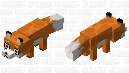 Refract Fox Minecraft Mob Skin