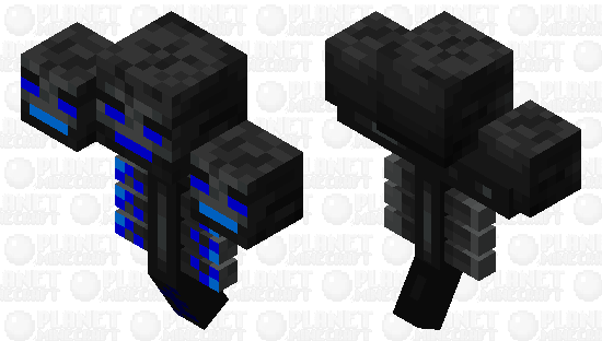 blue wither boss Minecraft Mob Skin