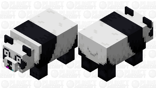 Starving Panda Minecraft Mob Skin
