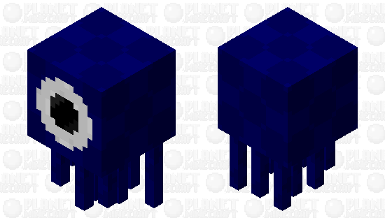 Squid Ghast Minecraft Mob Skin