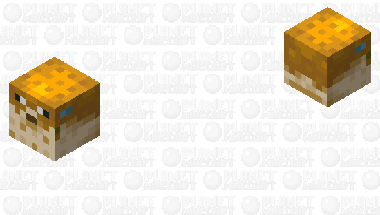The magic floating Pufferfish Minecraft Mob Skin